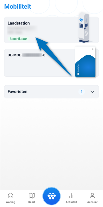 Overzicht laadsessies op het laadstation bij me thuis – MobilityPlus